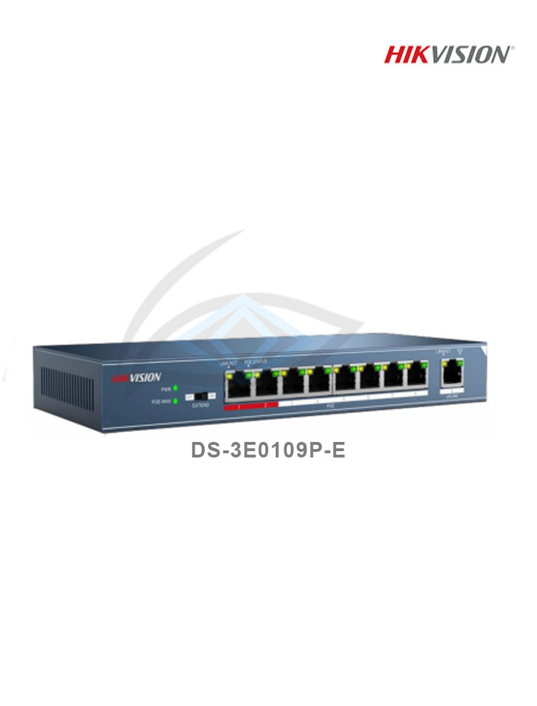 Hikvision PoE Switch 8-Port - DS-3E0109P-E - Bali CCTV, Bali Digital ...