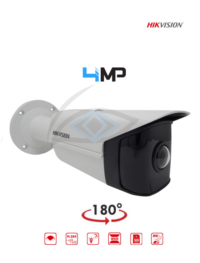 DS-2CD2T45G0P-I 4 MP Super Wide Angle Fixed Turret Network Camera - Bali CCTV, Bali Digital CCTV ...